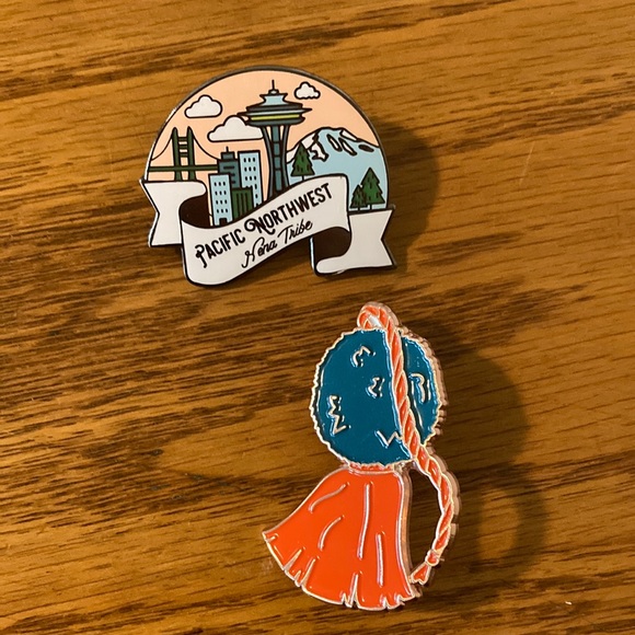 Nena & Co. | Other | Nena Co And Pom Pom Pins | Poshmark